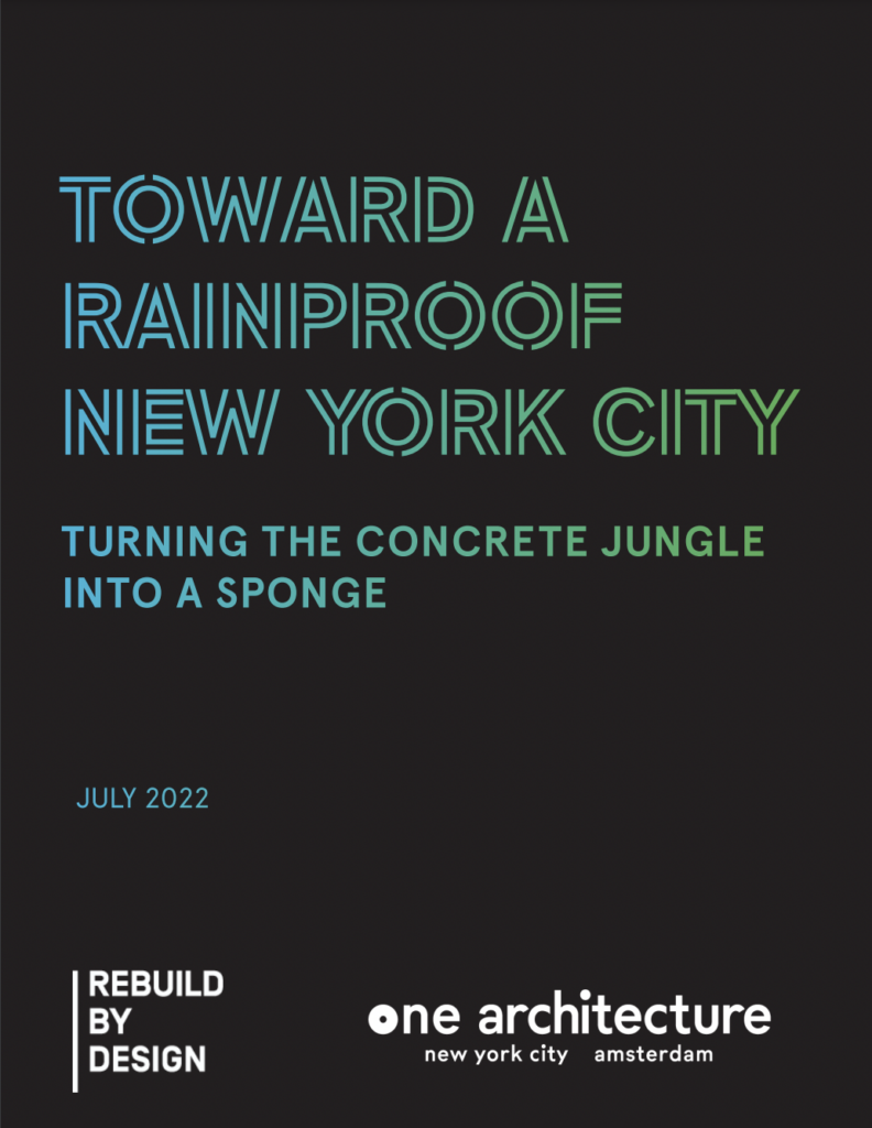 Toward a Rainproof NYC Report - Rebuild by Design